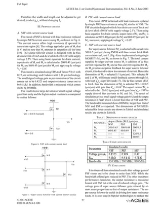 Analysis and Design of CMOS Source Followers and Super Source Follower | PDF