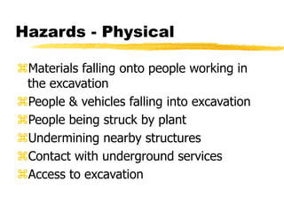 Safety in excavation | PPT
