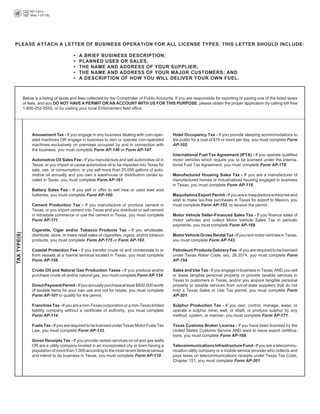 Texas Motor Fuels, Interstate Trucker, and IFTA Forms-AP-133 Texas ...