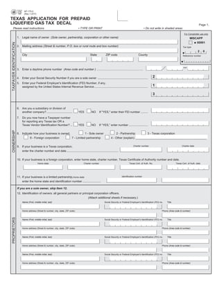 Texas Motor Fuels, Interstate Trucker, and IFTA Forms- AP-170 Texas ...