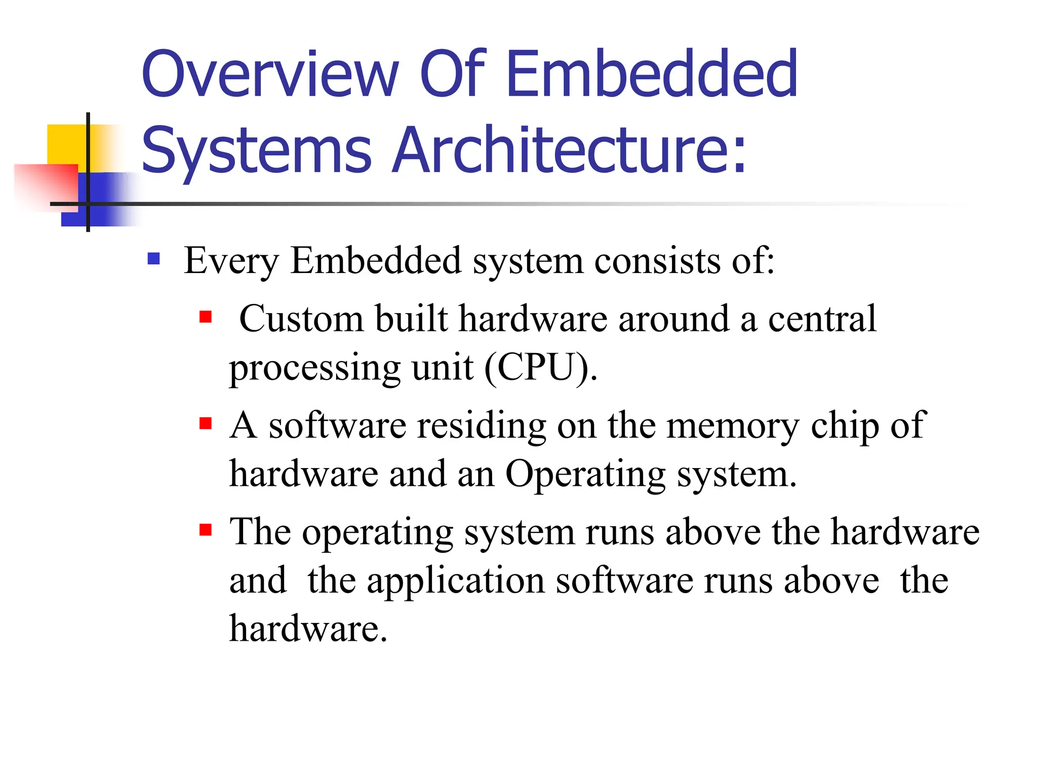 Embedded system and real time operating system | PPT