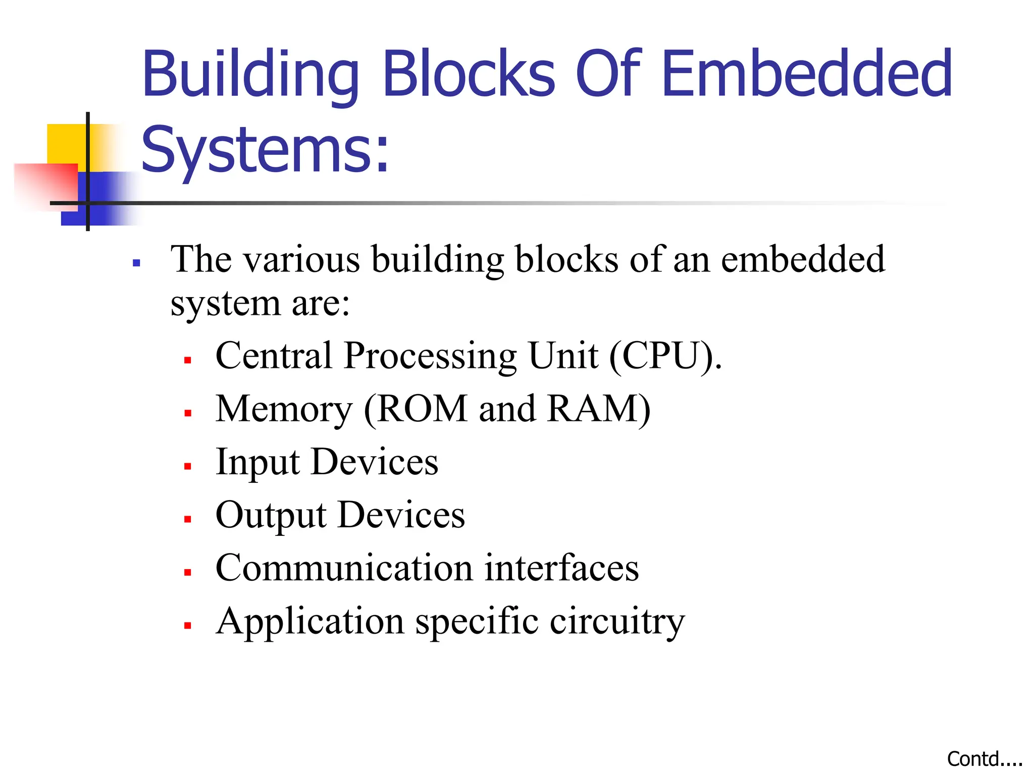 Embedded system and real time operating system | PPT