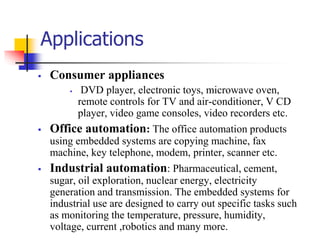 Embedded system and real time operating system | PPT