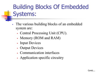 Embedded system and real time operating system | PPT