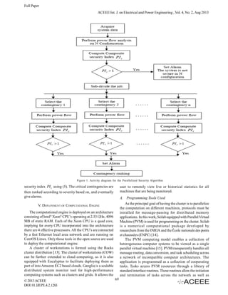 Cluster Computing Environment for On - line Static Security Assessment of large Power Systems | PDF