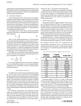 Cluster Computing Environment for On - line Static Security Assessment of large Power Systems | PDF