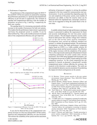 Cluster Computing Environment for On - line Static Security Assessment of large Power Systems | PDF
