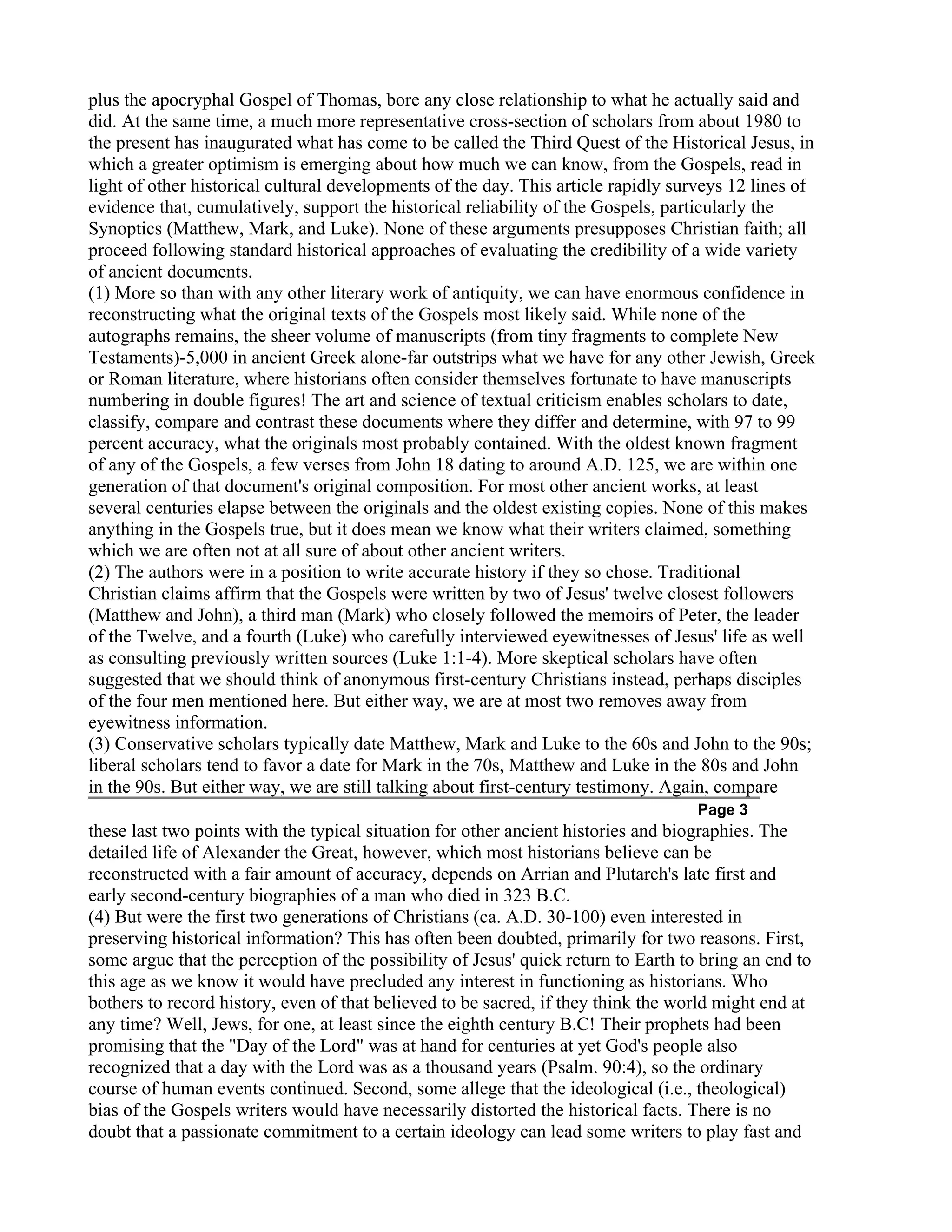 is the bible reliable | DOC