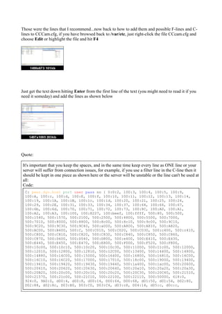 12849144 how-to-install-a-cccam-server-on-windows | PDF