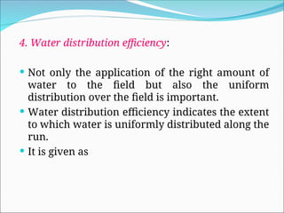 12869709 Irrigation depth and irrigation efficiency .ppt