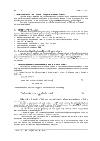 Determination of Fault Location and Type in Distribution Systems using Clark Transformation and ...