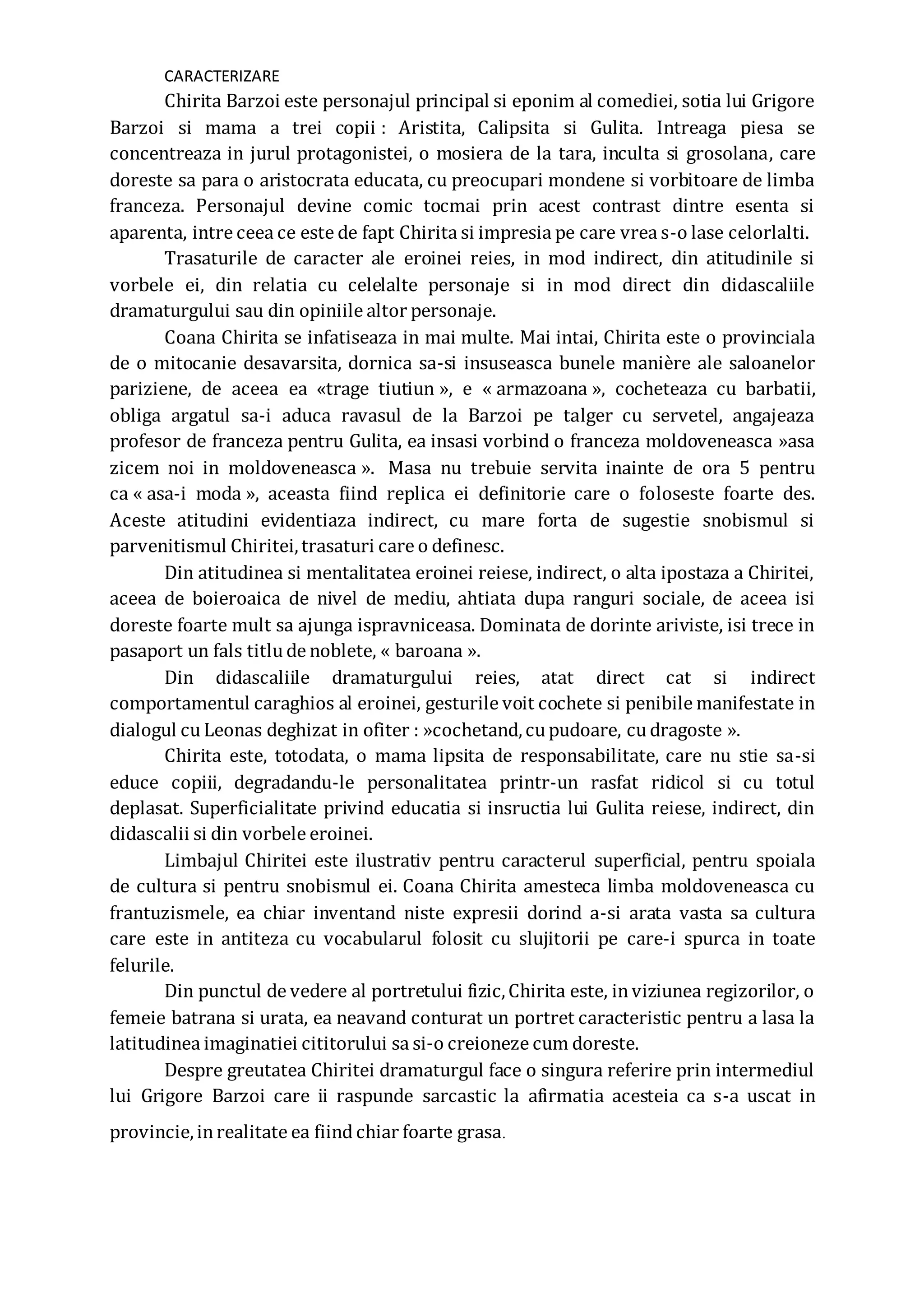 128701665 caracterizare-chirita | DOCX