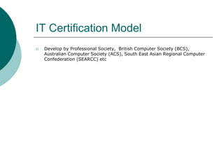 12875 overview of it cert | PPT