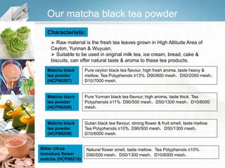 Matcha introduction-Shenzhen Huacheng (E-herb) | PDF