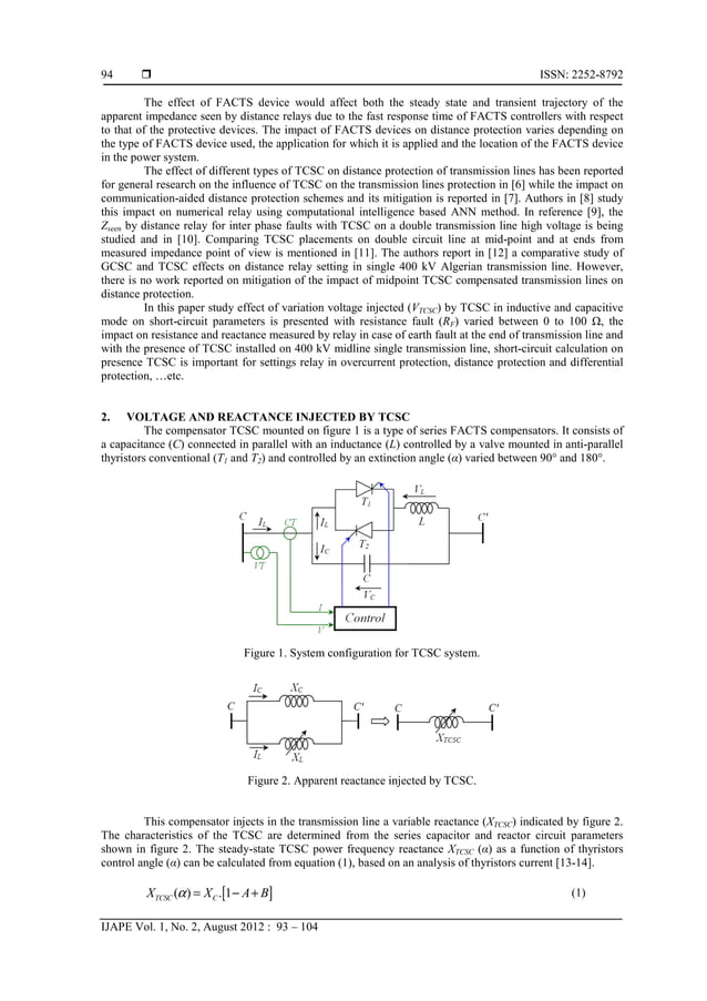 Impact of Thyristor Controlled Series Capacitor Insertion on Short ...