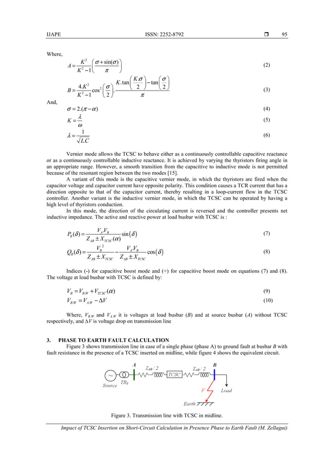 Impact of Thyristor Controlled Series Capacitor Insertion on Short-circuit Calculation in ...