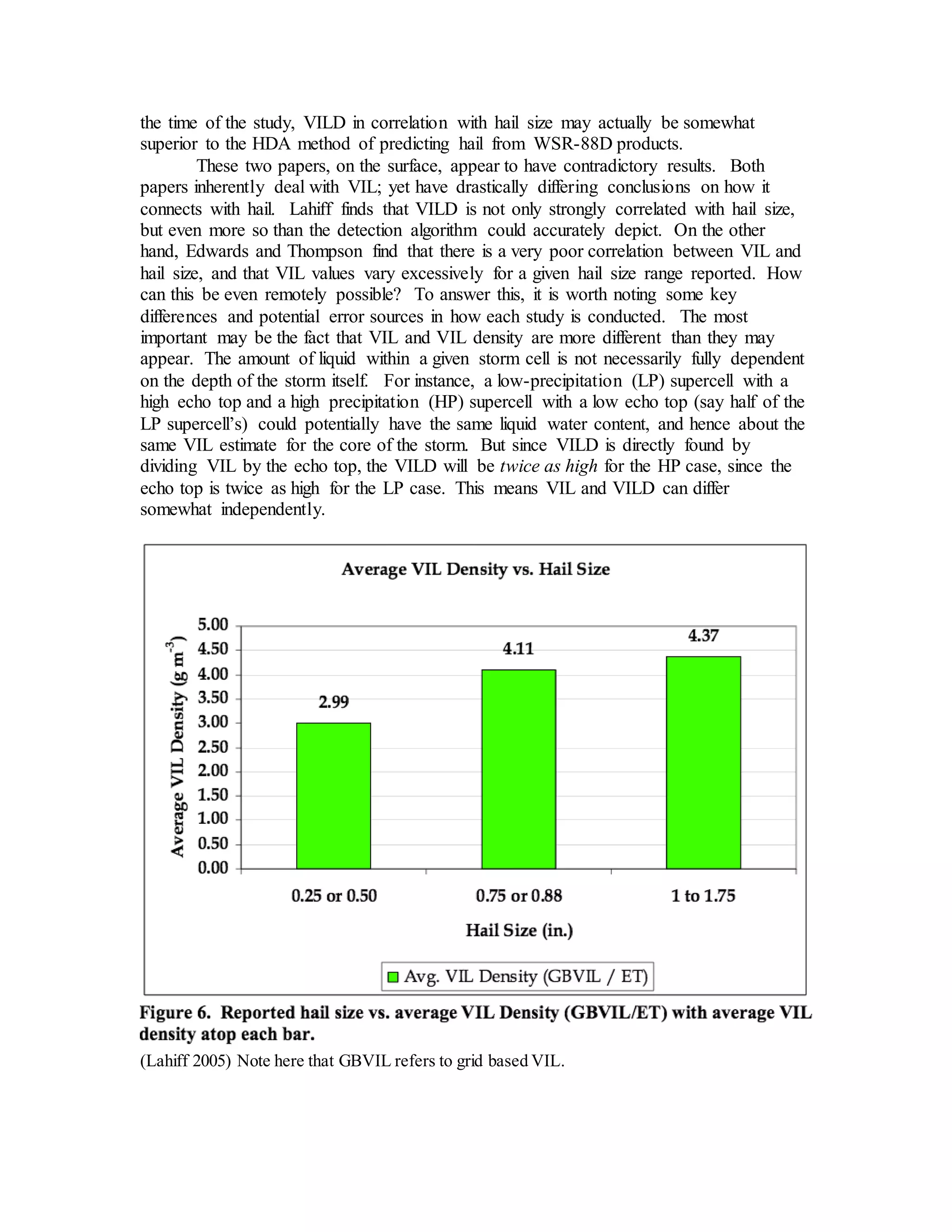 Meteor 435x Hail Size and VIL paper | DOCX