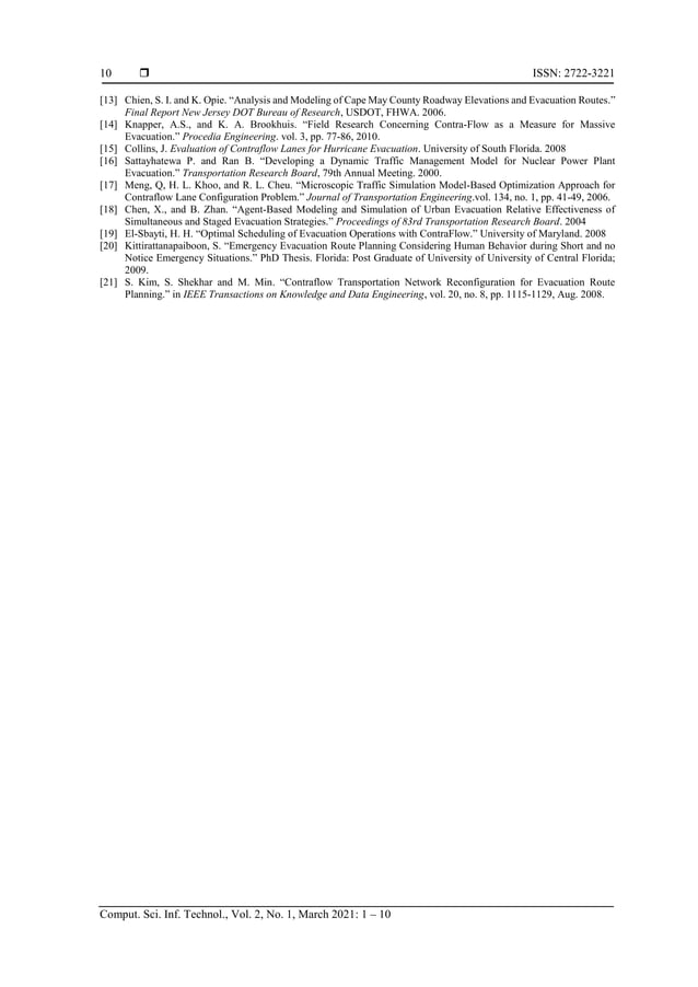 Model of emergence evacuation route planning with contra flow and zone scheduling in disaster ...
