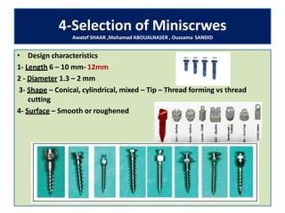 129 temporary anchorage devices in orthodontics-miniscrews-mini ...