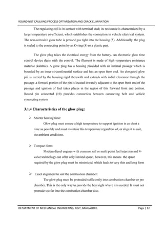 Round nut caulking process optimization and crack elimination | PDF