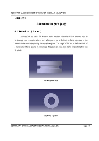 Round nut caulking process optimization and crack elimination | PDF