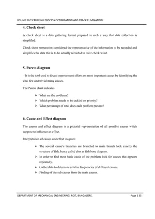 Round nut caulking process optimization and crack elimination | PDF