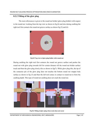 Round nut caulking process optimization and crack elimination | PDF
