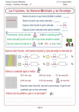 1290344829fracciones decimales-porcentaje final | PDF