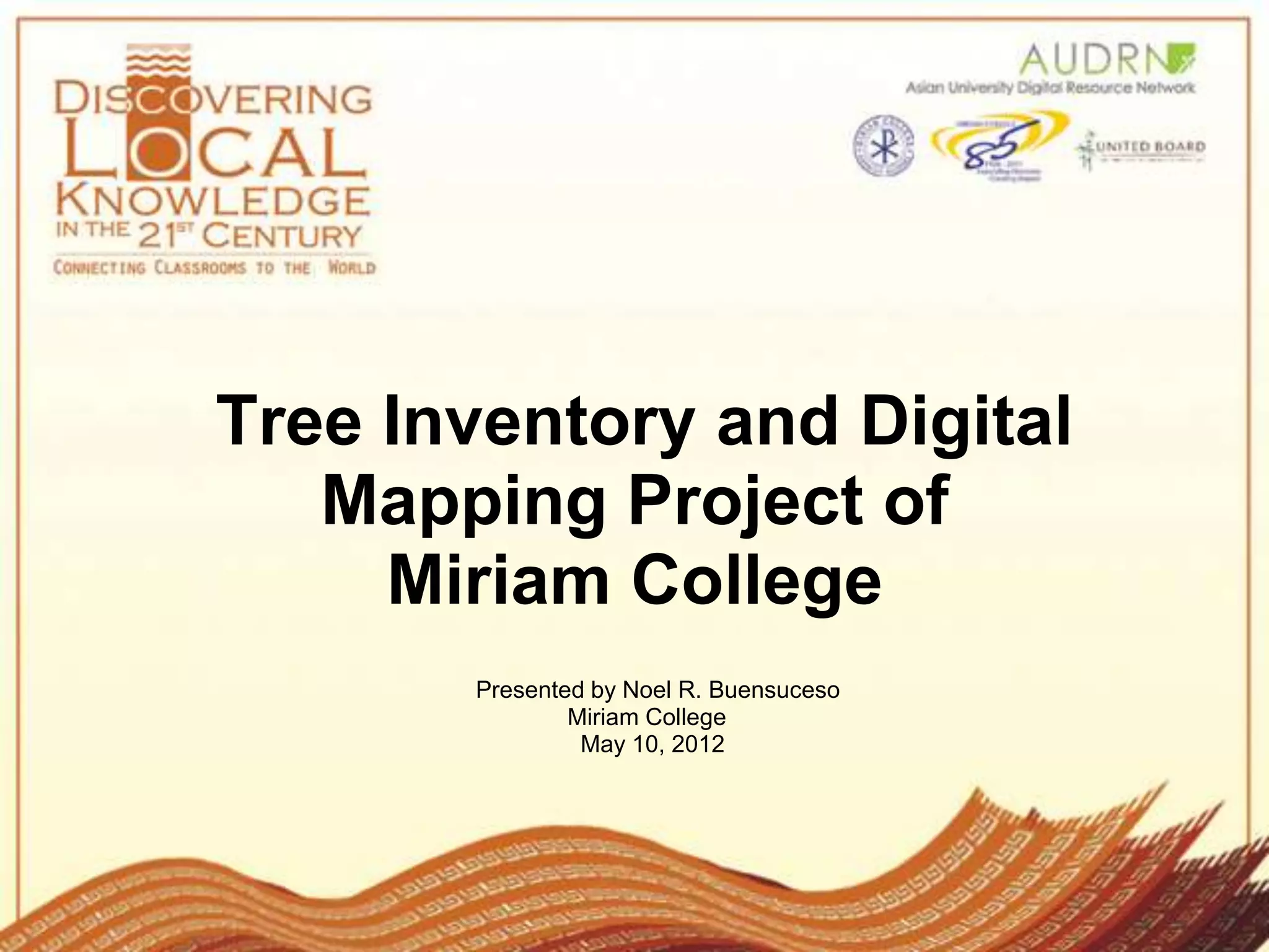 Miriam College Tree Map | PPTX