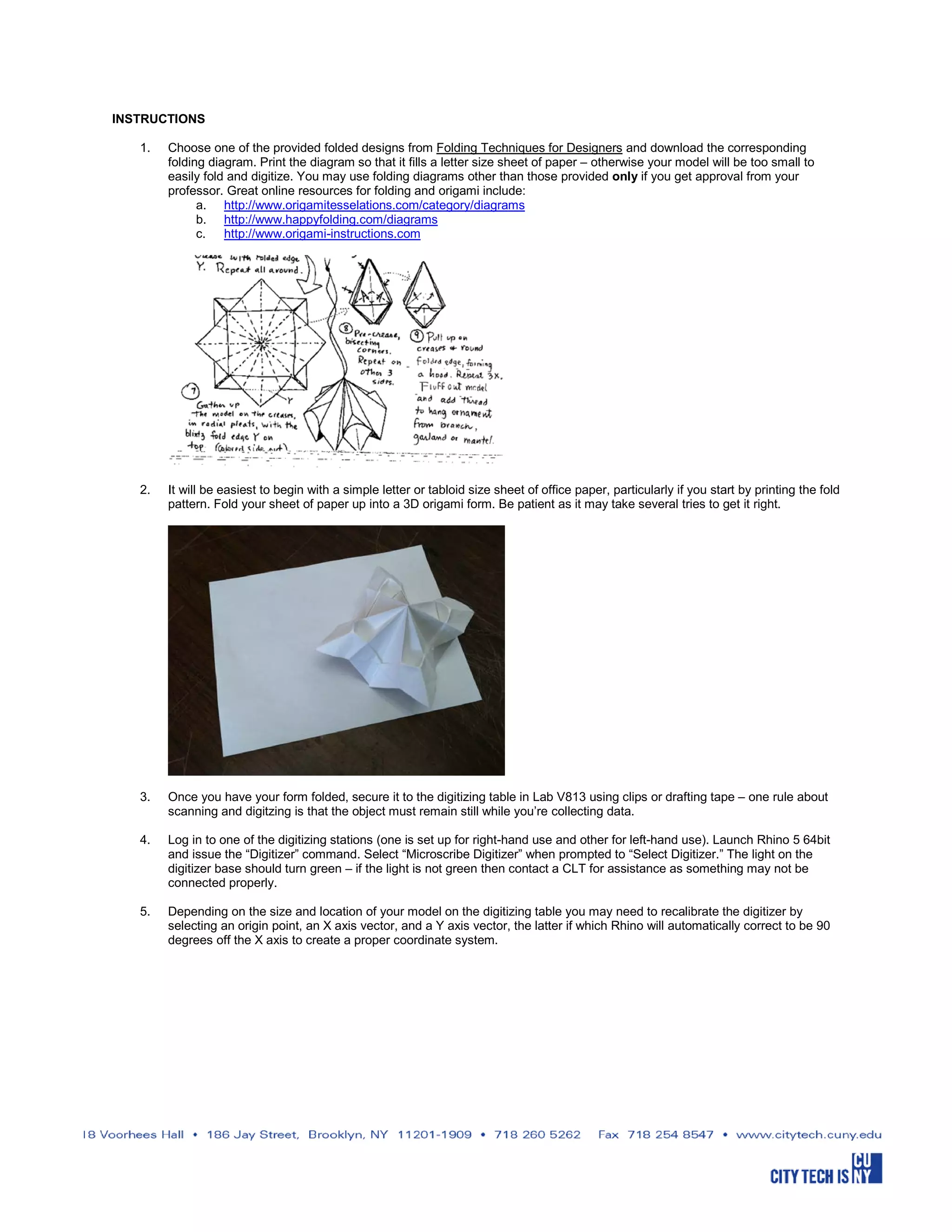 1291 fa13 assign4_digitizing_folded_models | PDF | Free Download