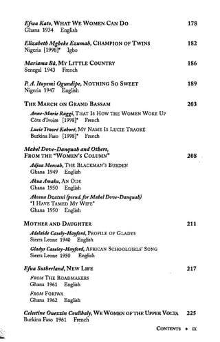 Women Writing Africa West Africa and the Sahel Esi Sutherland-Addy | PDF