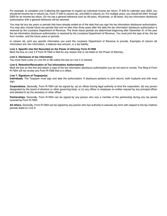 Power of Attorney and Declaration of Representative | PDF