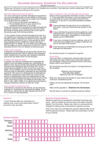 Estimated Tax Declaration for Individuals | PDF