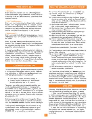 Individual Nonresident/Part-Year Income Tax Return Packet | PDF