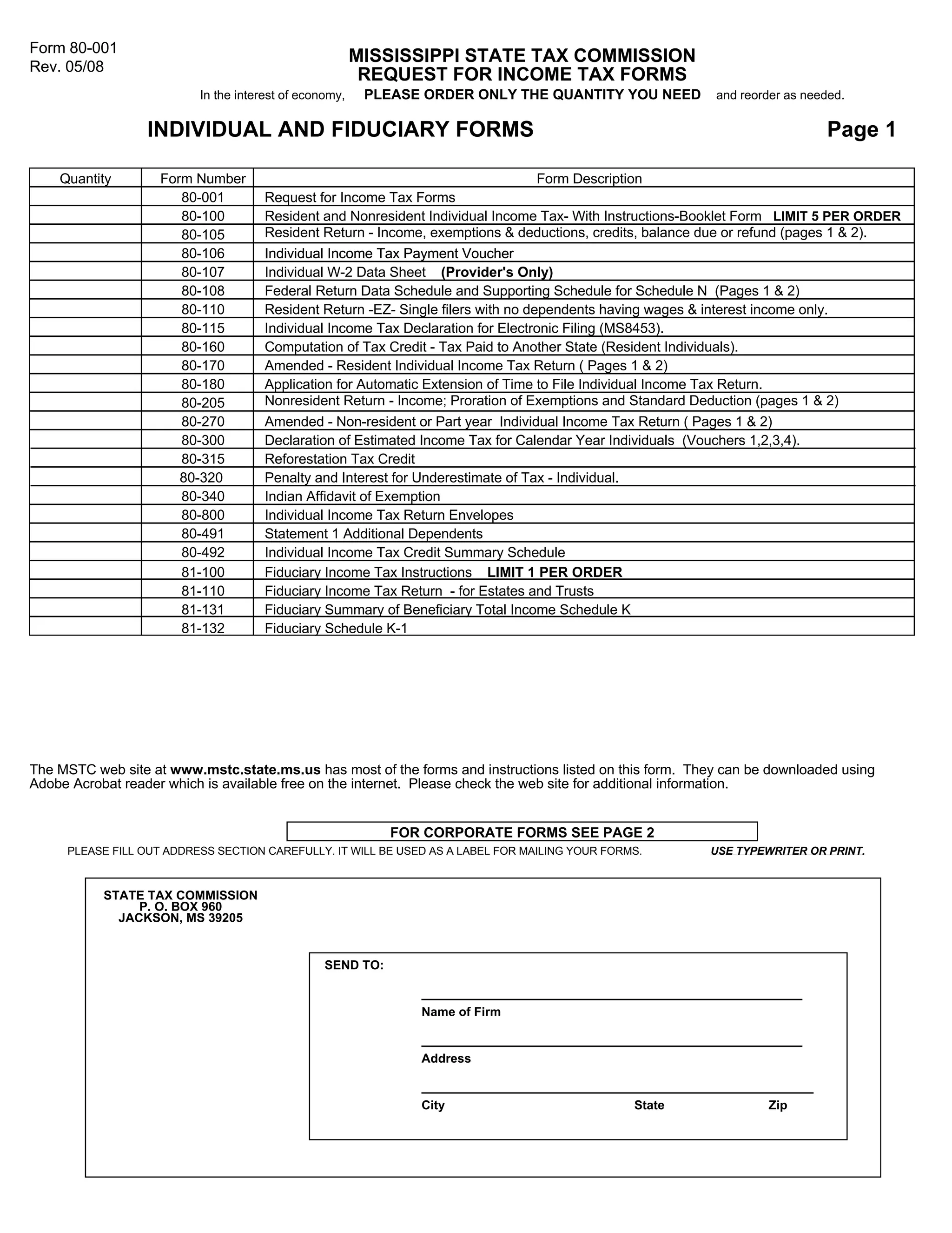 Request For Income Tax | PDF