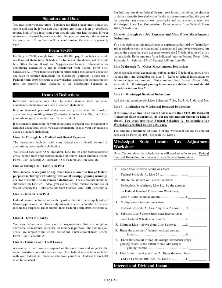 Instructions for Resident And Non-Resident Individual Income Tax