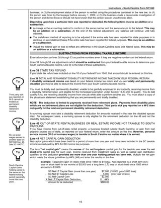 SC1040 Long Form Instructions | PDF