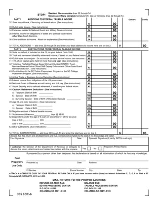 Individual Income Tax Return Long Form | PDF