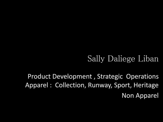 Sally Daliege | PPT