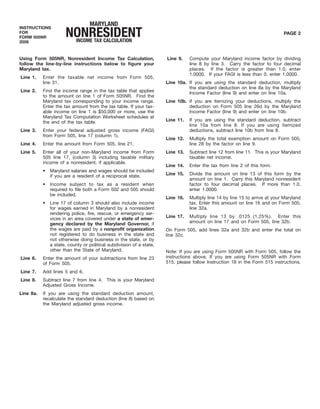 If you are a nonresident, you must file Form 505 and Form 505NR. | PDF