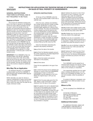 Form MW506AE; Form MW506NRS; Form MW506R | PDF
