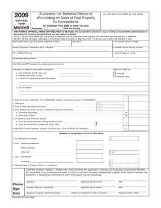 Form MW506AE; Form MW506NRS; Form MW506R | PDF