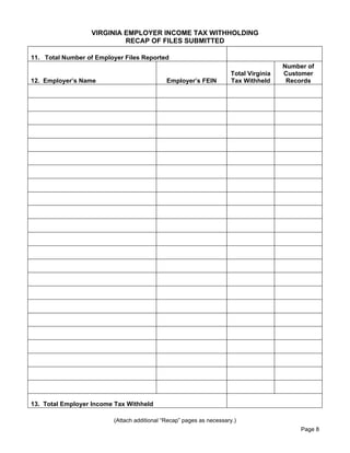 W2 Magnetic Media Filing Instructions | PDF