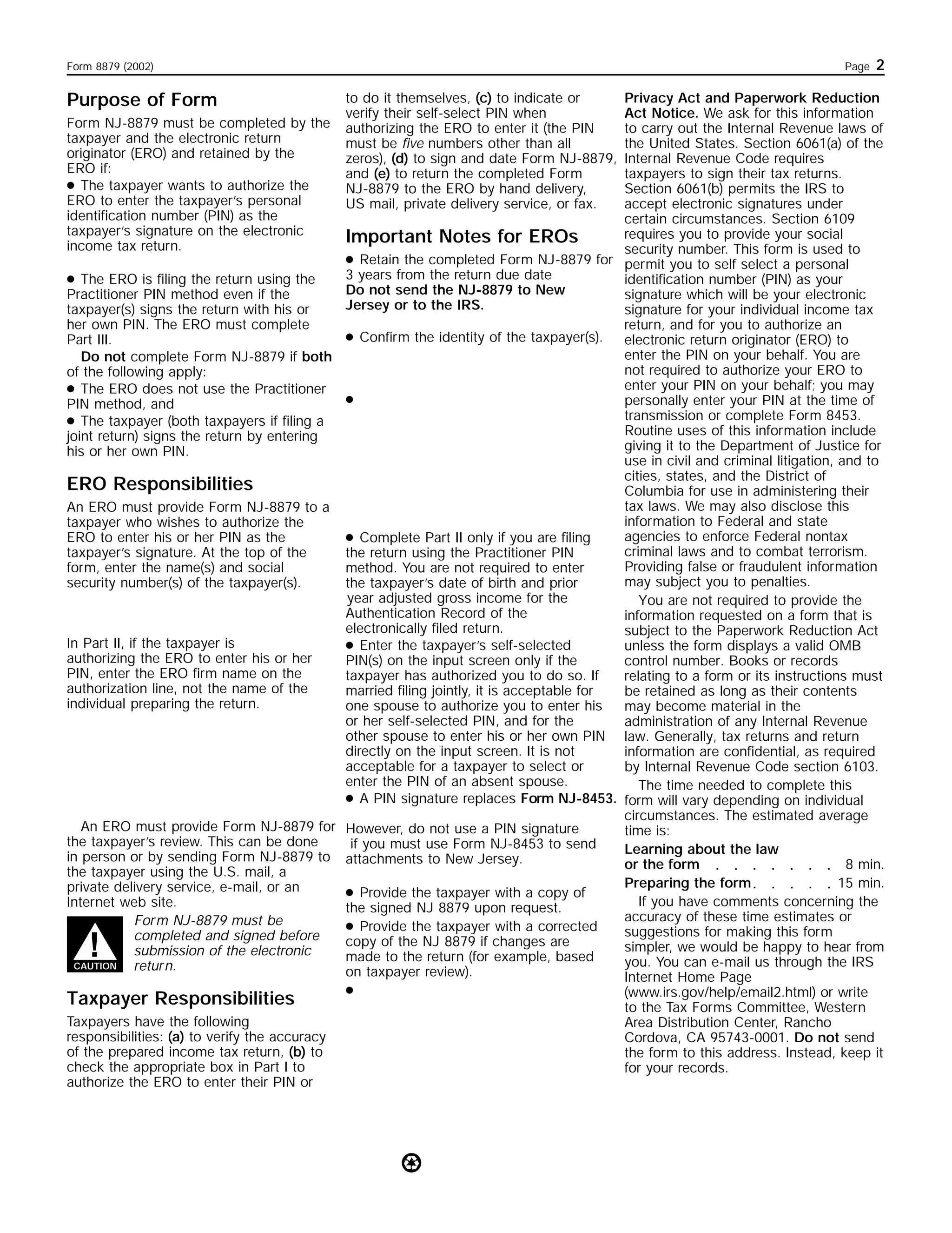 NJ-E FILE Signature Authorization | PDF
