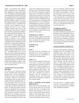 NYC-3L General Corporation Tax Return | PDF