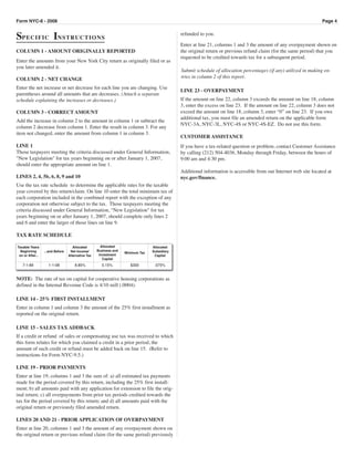 NYC-9.7 UBT Paid Credit for General Corporation Taxpayers | PDF