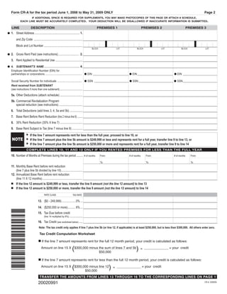 CR-A 2008-09 Commercial Rent Tax Annual Return | PDF | Government ...