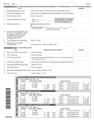 NYC-1127 Form for Nonresident Employees of the City of New York Hired ...