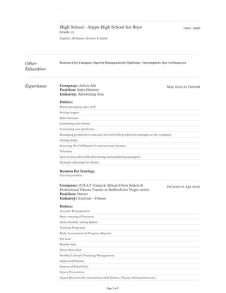 Brad_Compere CV | PDF