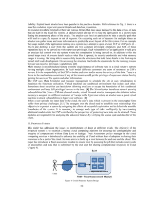 Trust Assessment Policy Manager in Cloud Computing – Cloud Service Provider’s Perspective | PDF